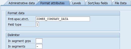Format Specific Structure In Dmee Sap Blogs